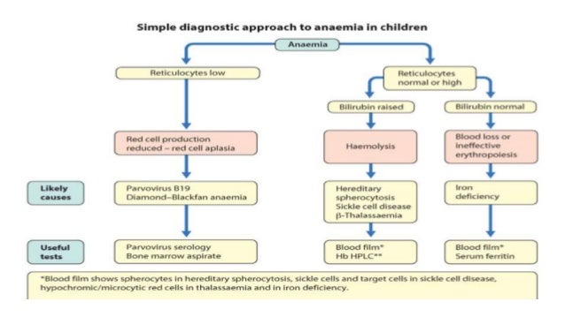 Child with pallor & jaundice (hemolytic anemia)