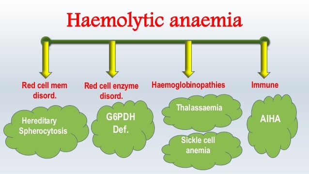 Child with pallor & jaundice (hemolytic anemia)
