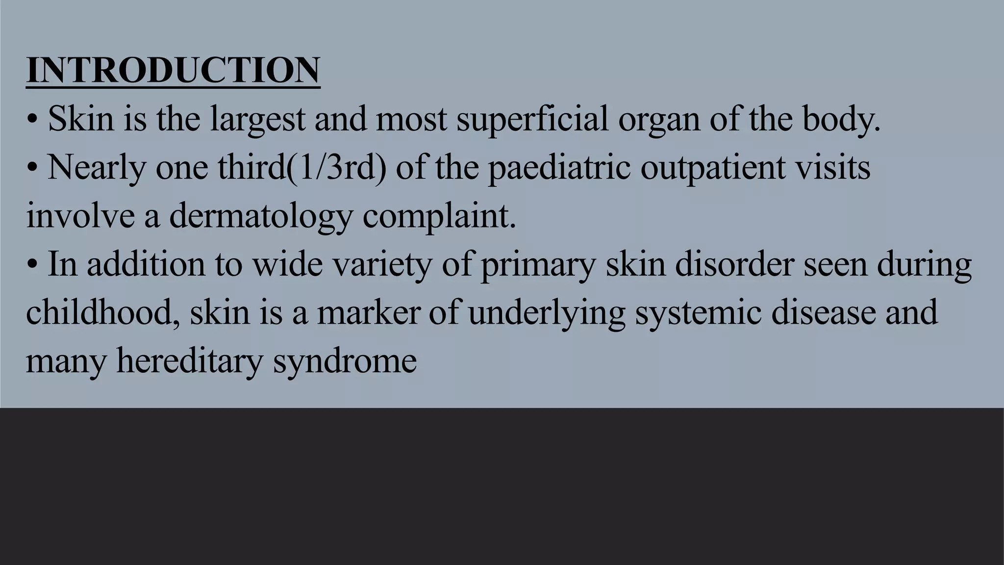 Child with skin disorder | PPTX