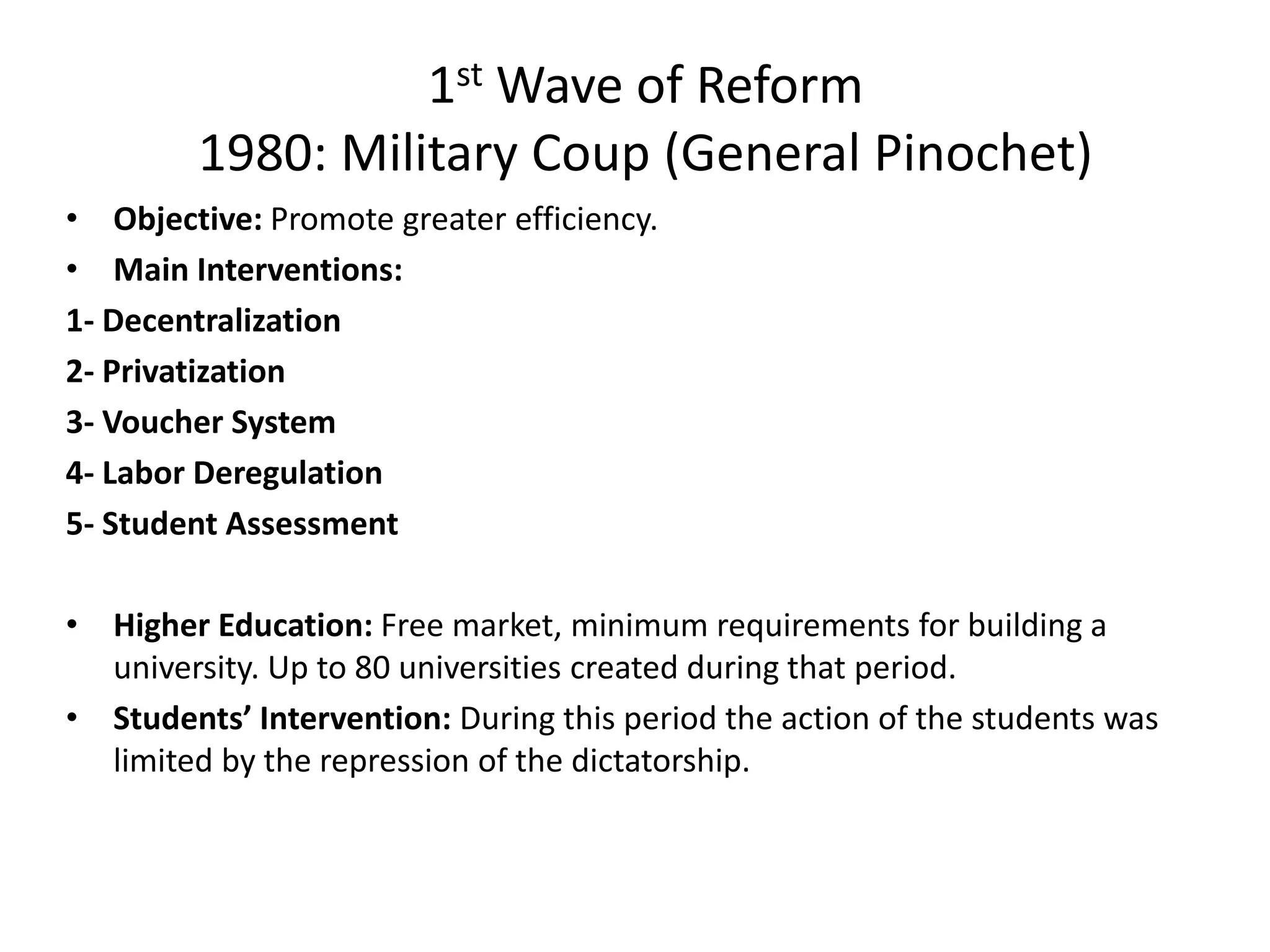 Chile education reform total | PPTX