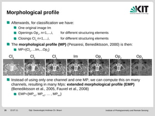 Developing a classification framework for landcover landuse change analysis in Chile | PPT