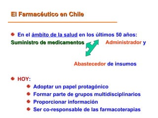 Introducción a la oferta actual de educación farmacéutica. | PPT
