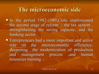 Chilean economy reforms:1975-2000 | PPT