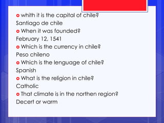 Chile | PPTX