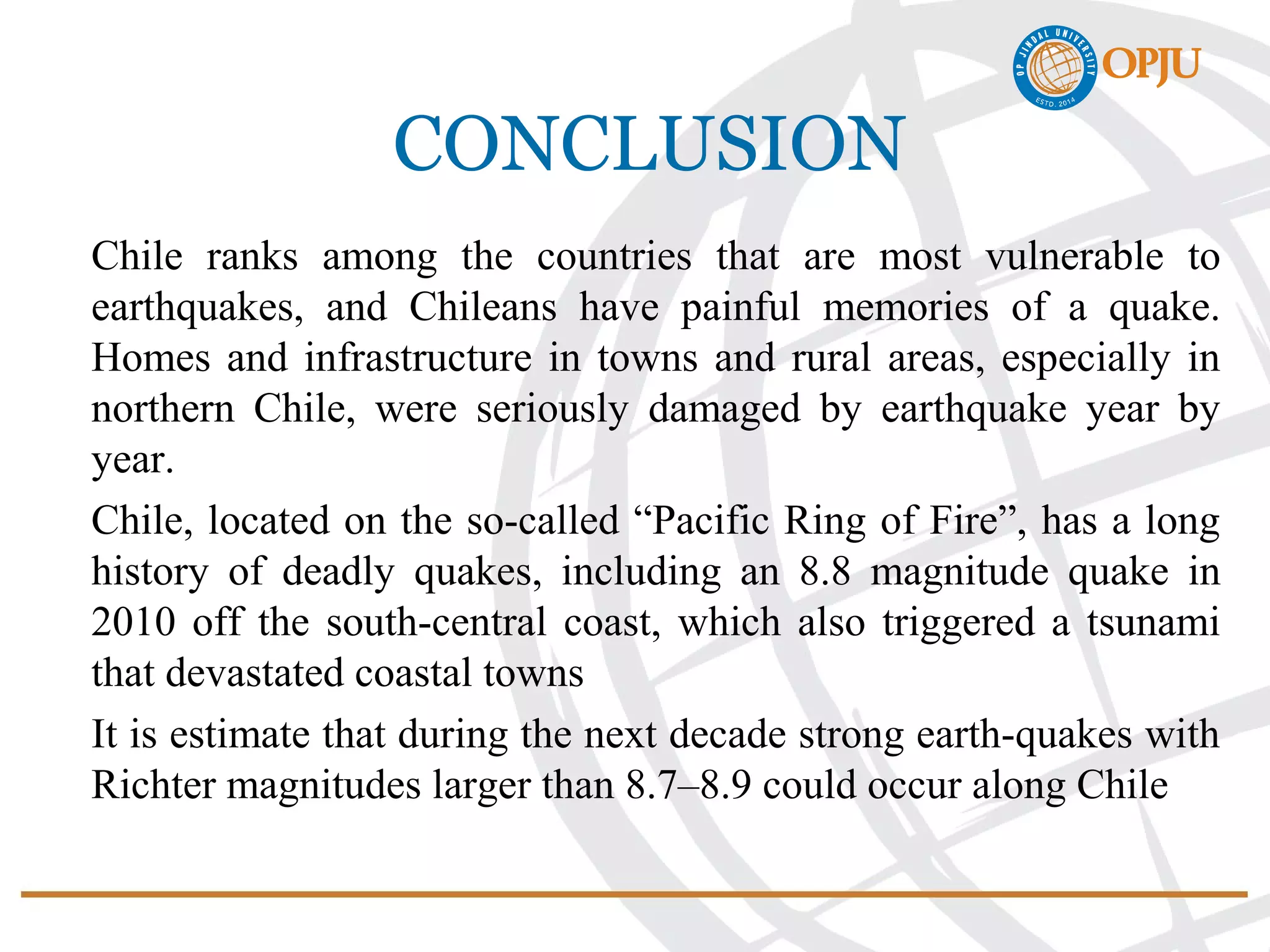 Chile earthquake earthquake | PPT