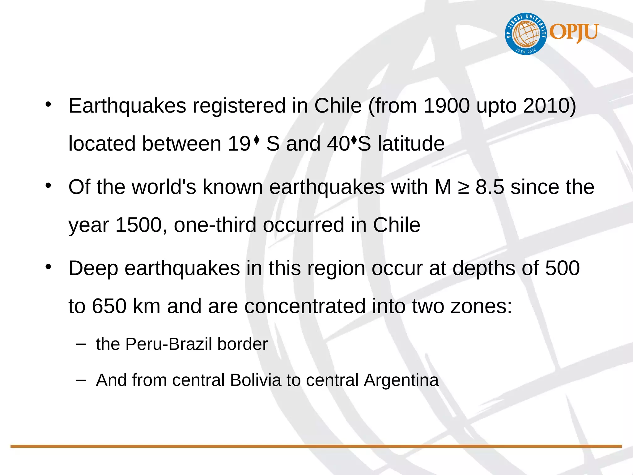 Chile earthquake earthquake | PPT