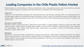 Chile Plastic Pallets Market Report 2025–2034 | Industry Trends ...
