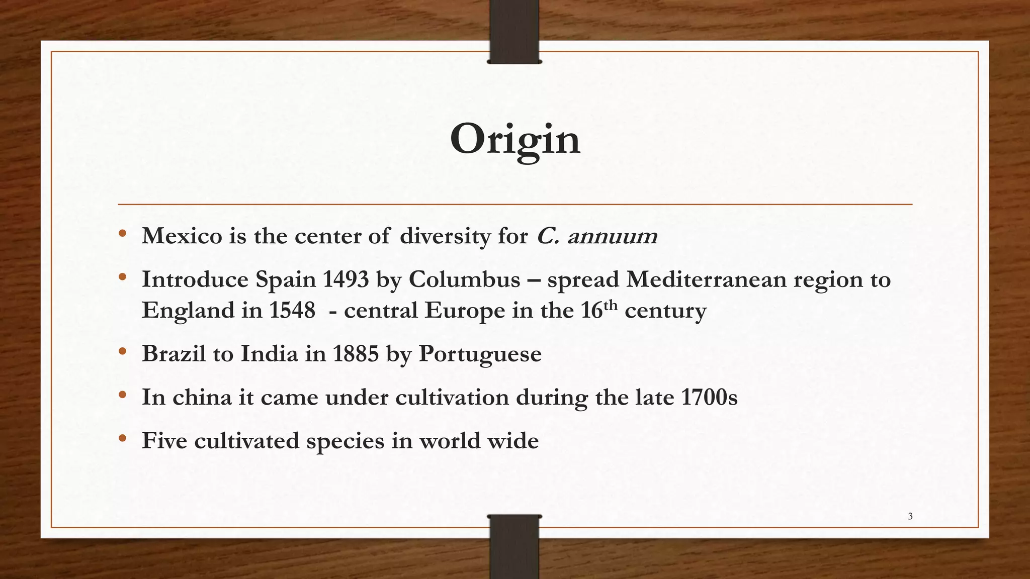 Chili, peppers taxonomy origin evolution male sterility,chilli species ...