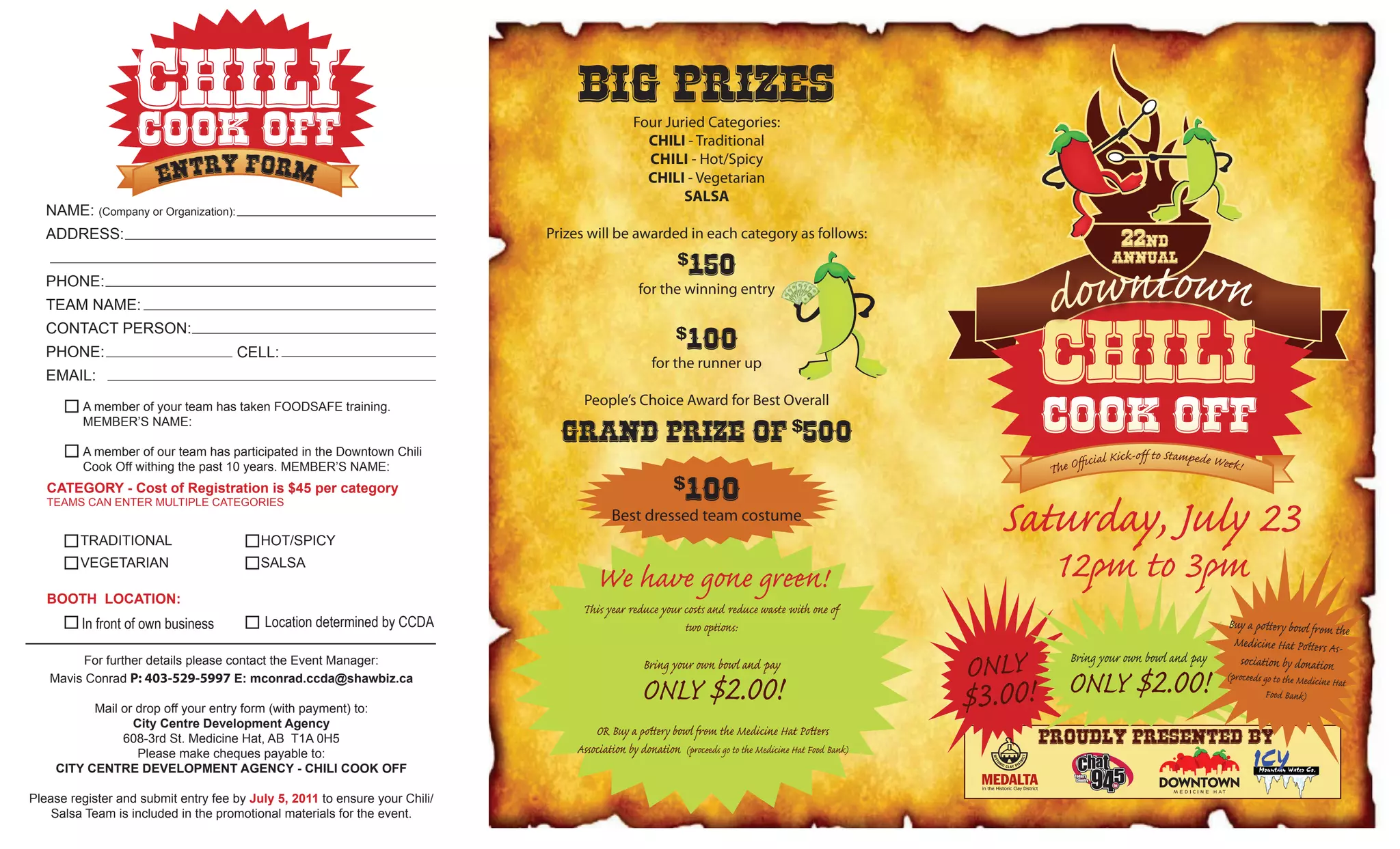 Chili cook off brochure | PPT