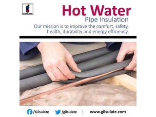 Chilled water pipe insulation | PPTX
