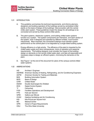 Chilled water plants | PDF
