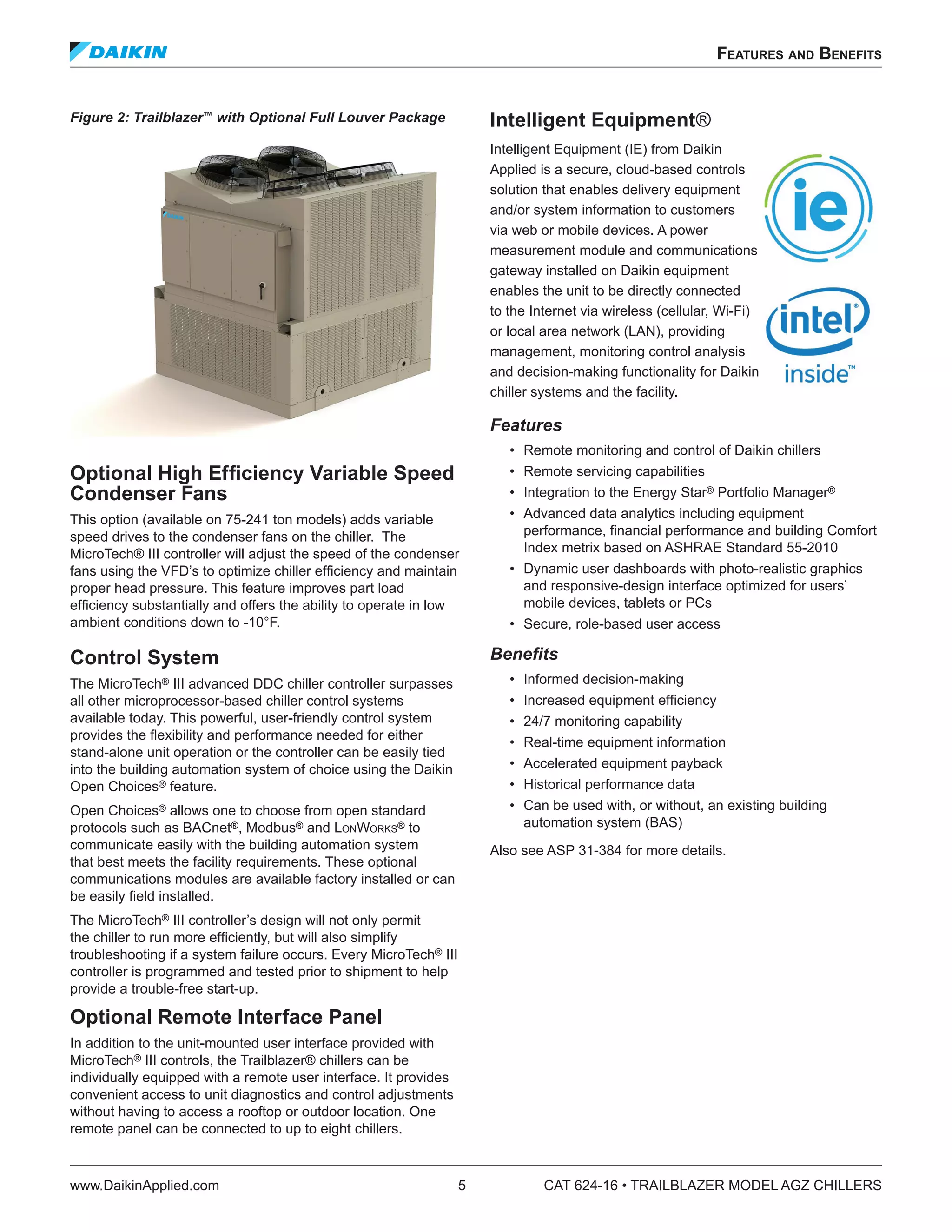 Chiller daikin datos tecnicos | PDF