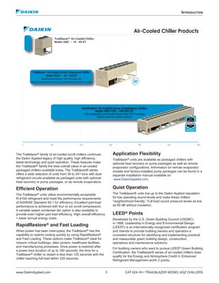 Chiller daikin datos tecnicos | PDF