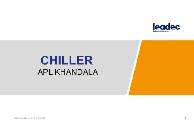 Chiller ppt | PDF
