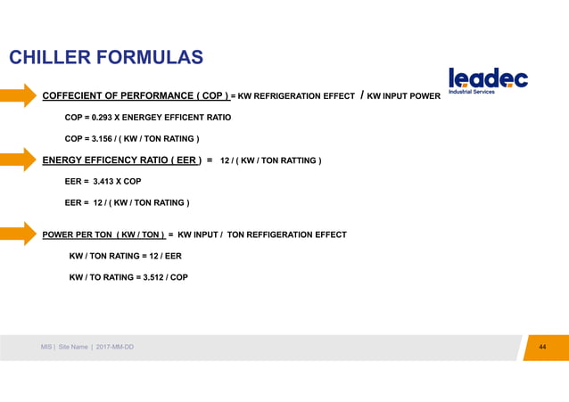 Chiller ppt | PDF