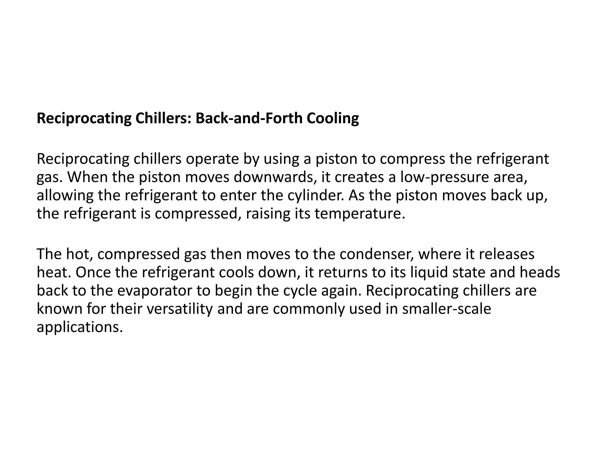 Chillers 101 Understanding Centrifugal, Reciprocating, and Screw ...