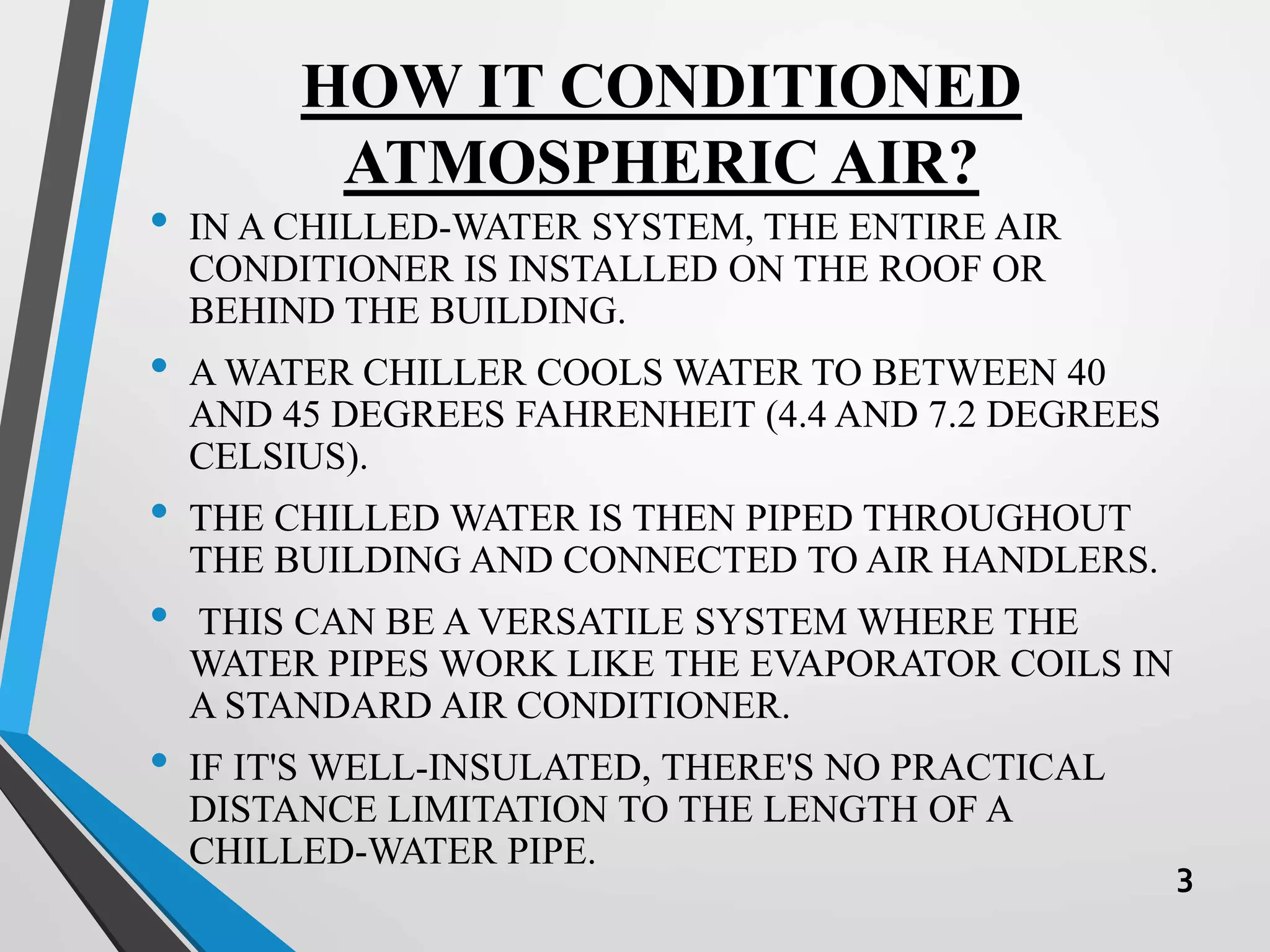 Chiller water systems | PPTX