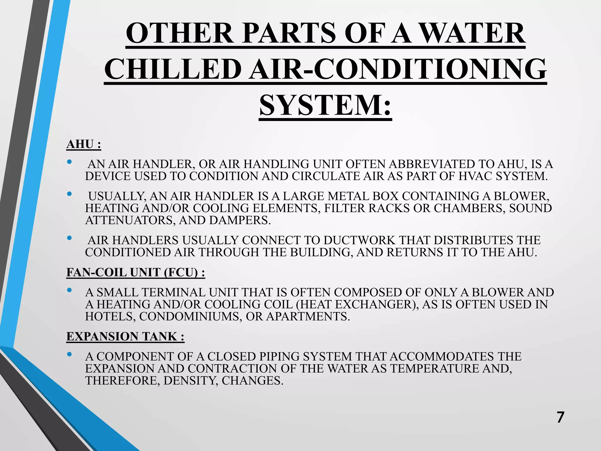 Chiller water systems | PPTX