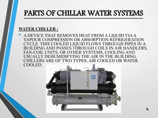 Chiller water systems | PPTX