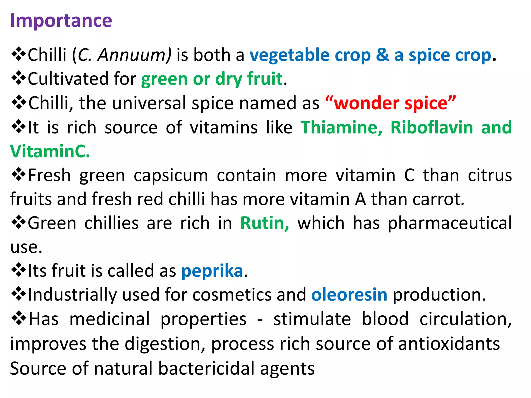 Chilli breeding | PPT
