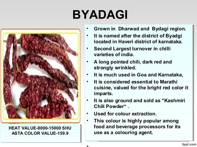 types of indian chillies