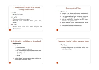 chilling process of food safety and tech | PDF