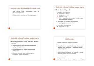 chilling process of food safety and tech | PDF