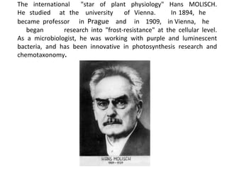 Cold stress in plants | PPT