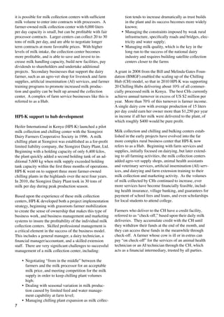 The Chilling Hub Model and Social Capital in Dairy Value Chain ...