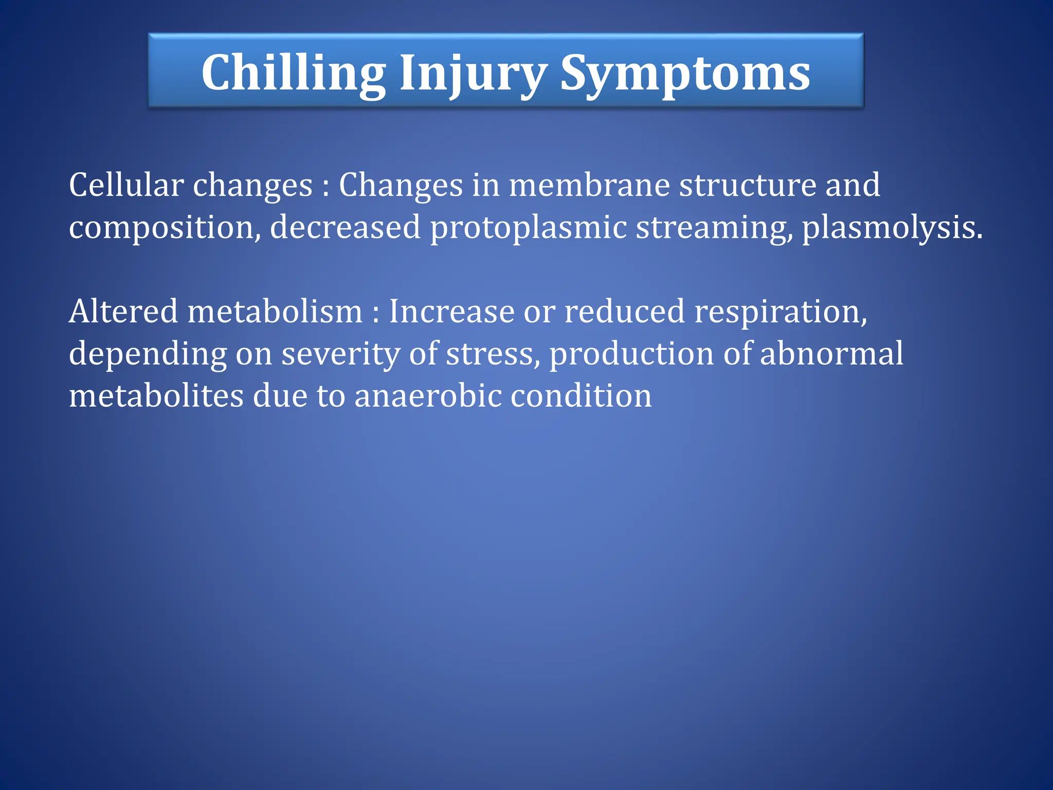 chilling stress, chilling and freezing stress | PPTX