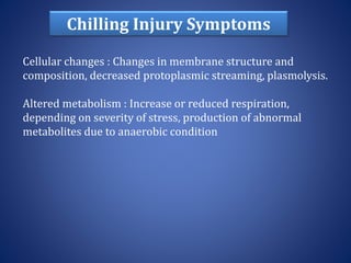 chilling stress, chilling and freezing stress | PPTX