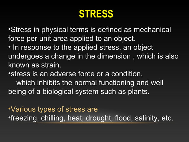Chilling stress and its effect in plants | PPT