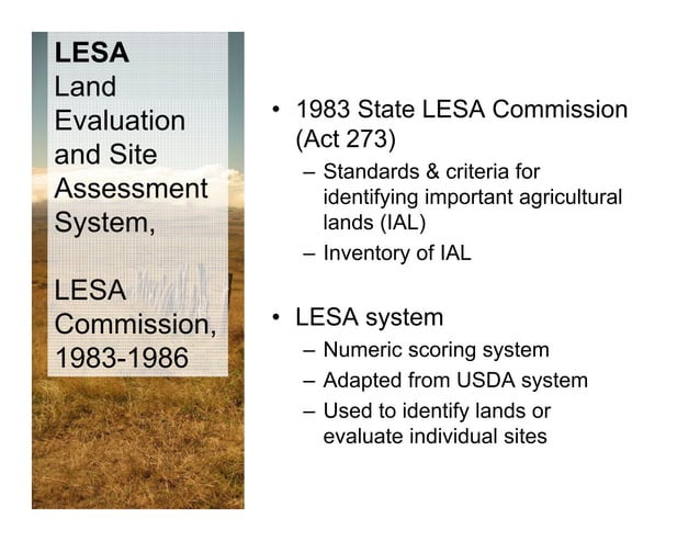 Land Classification Systems | PDF