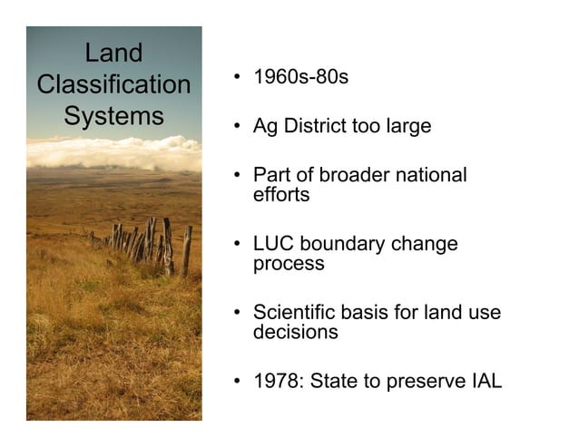 Land Classification Systems | PDF