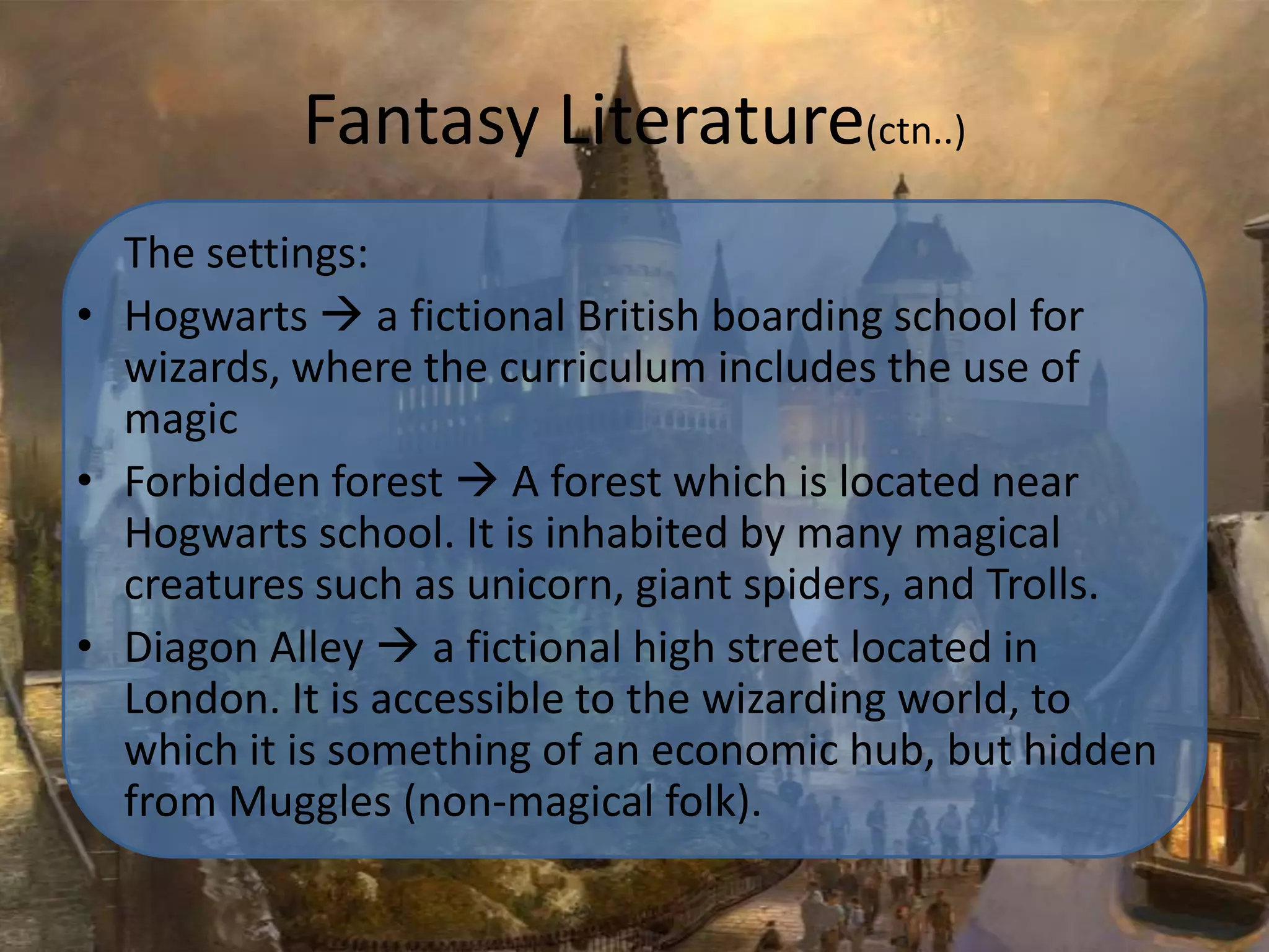 Children Literature - Fantasy | PPT