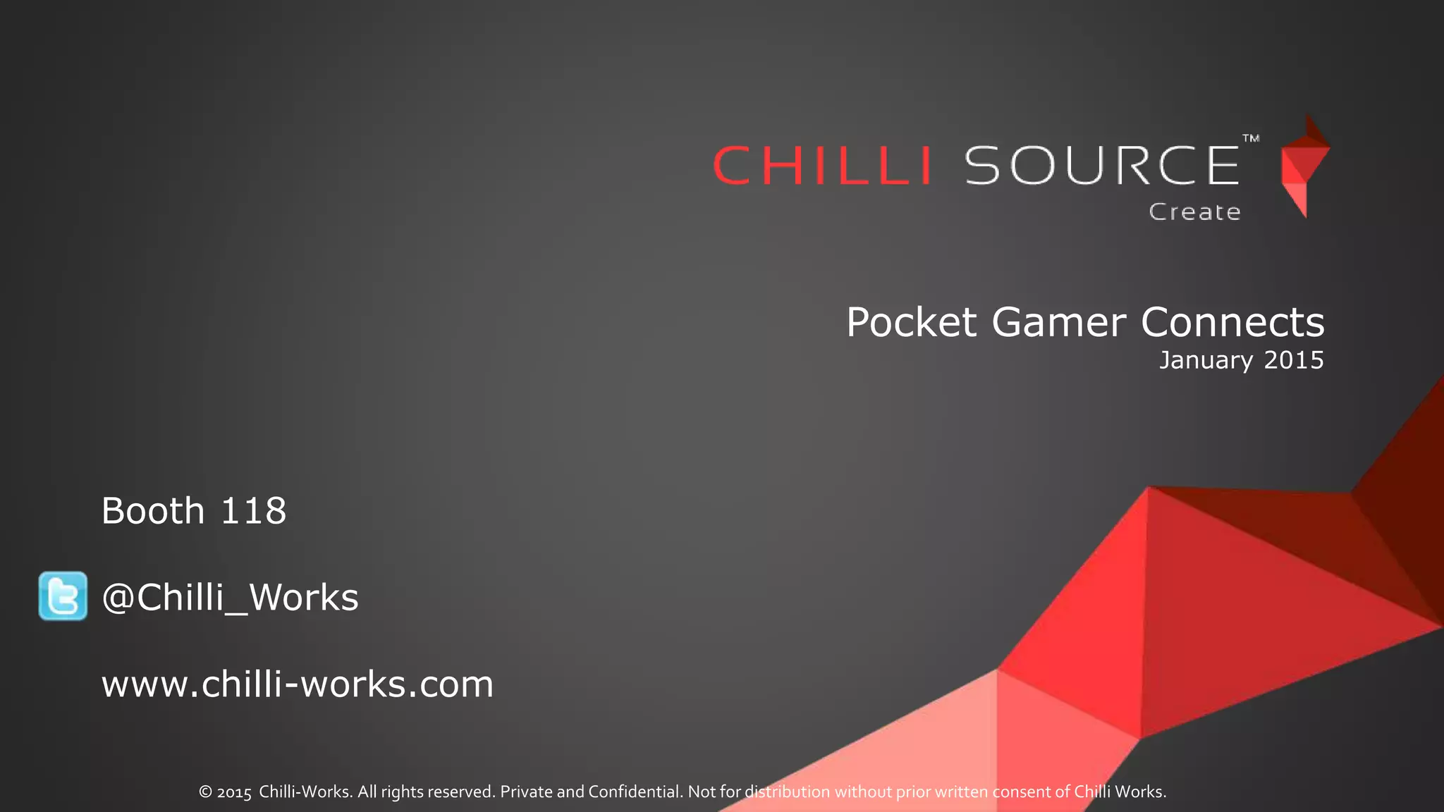 ChilliSource PGConnects Master Class | PPT
