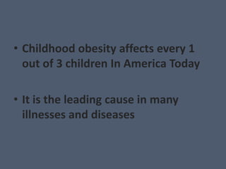 Chil obesity slideshow | PPT