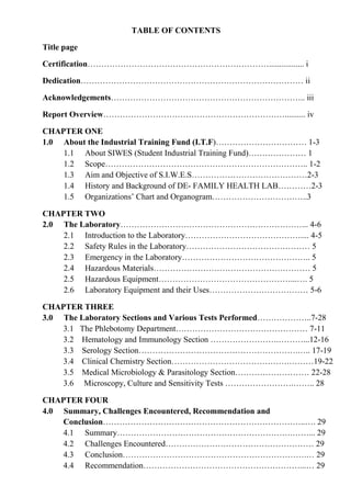 CHIM9-IT report presentation for medical laboratory | DOCX