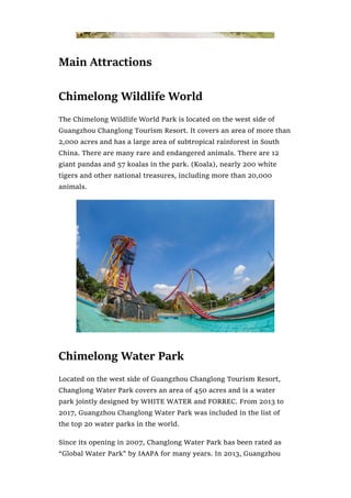 Chimelong tourist resort | PDF