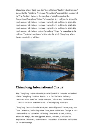 Chimelong tourist resort | PDF