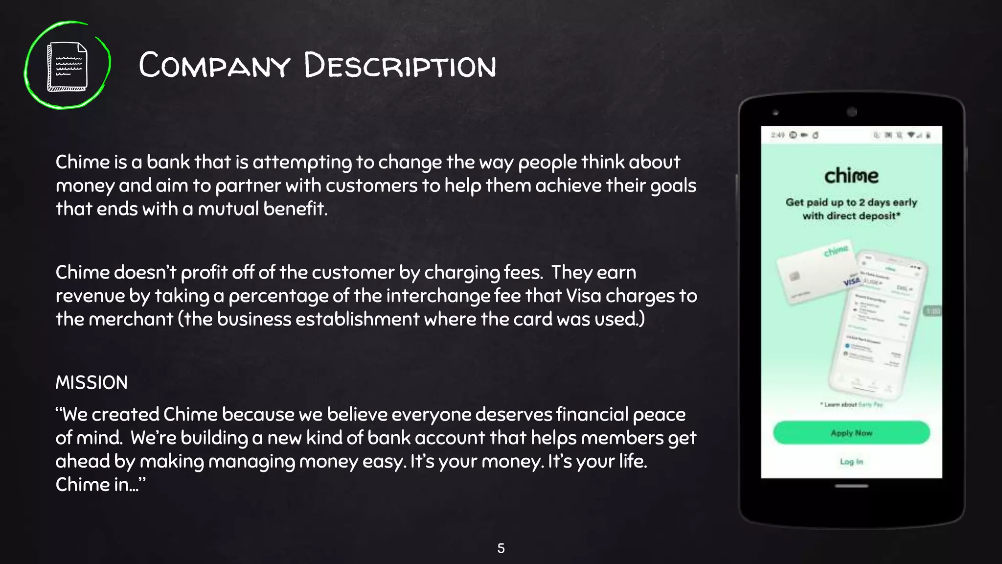 Chime product breakdown final | PPTX