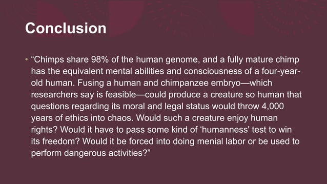 Chimera (genetics) | PPTX