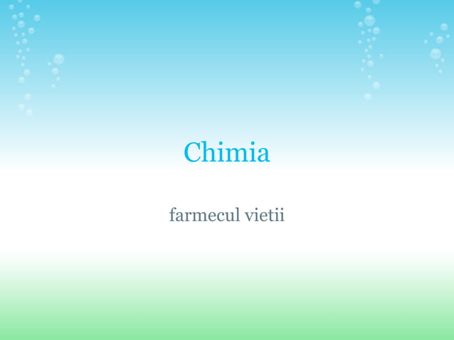 Chimia | PPT