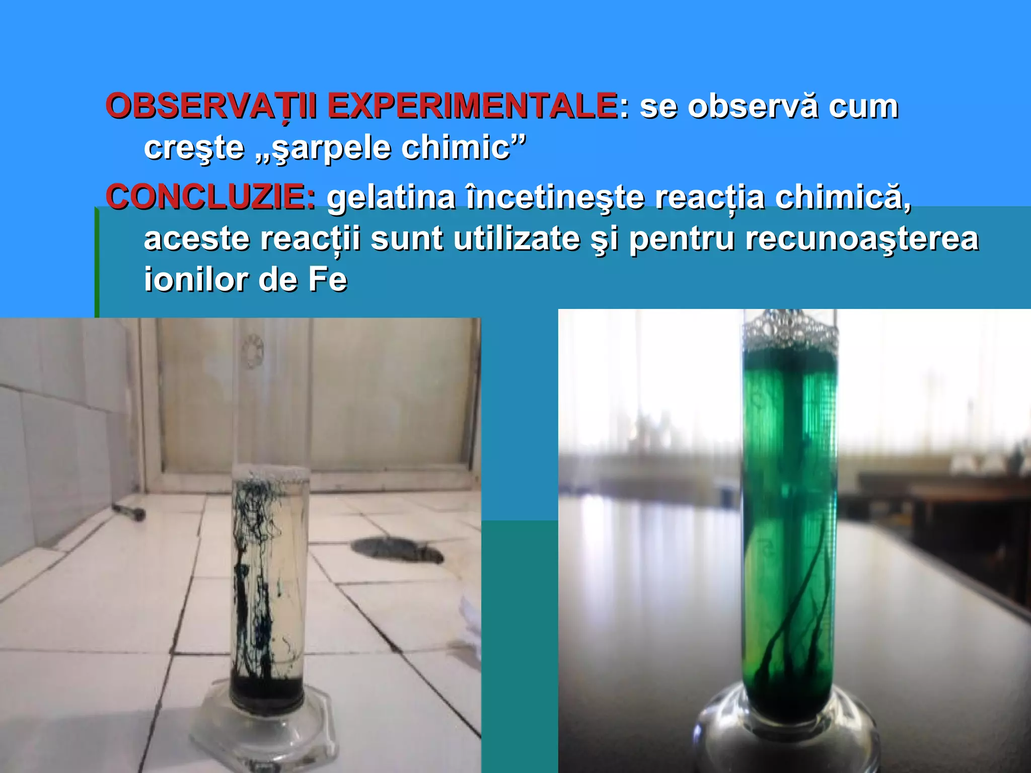 Chimia experimentala | PPT