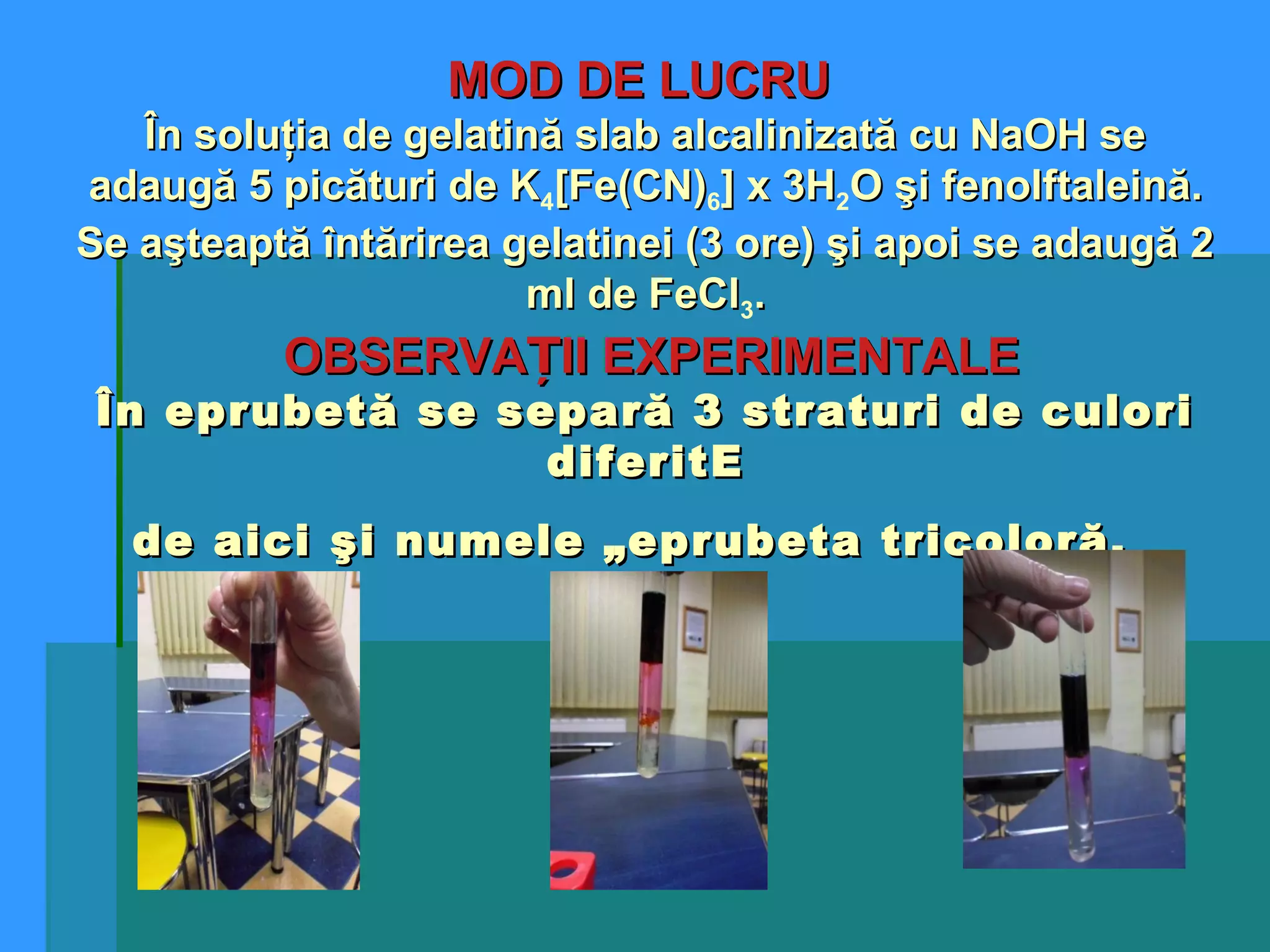 Chimia experimentala | PPT