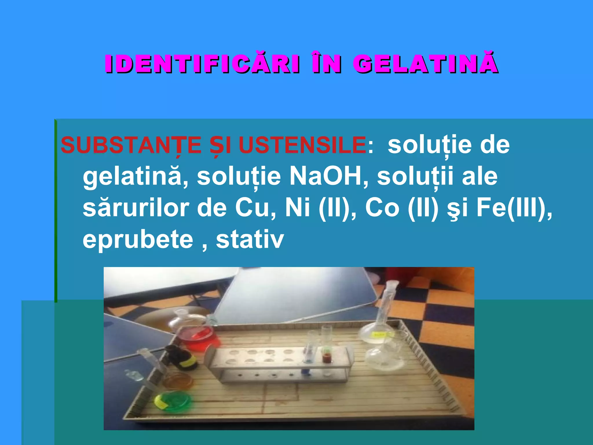 Chimia experimentala | PPT