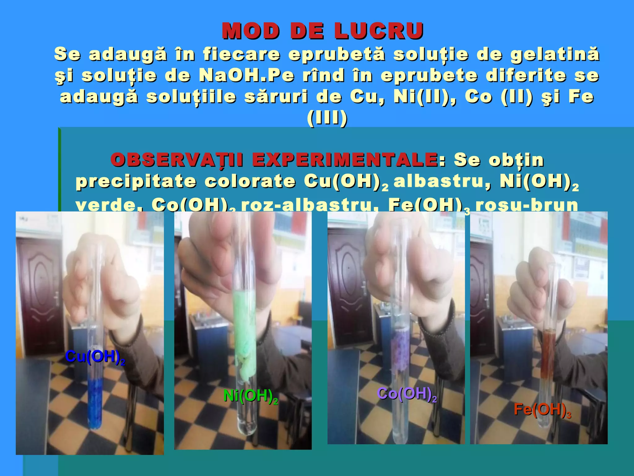 Chimia experimentala | PPT