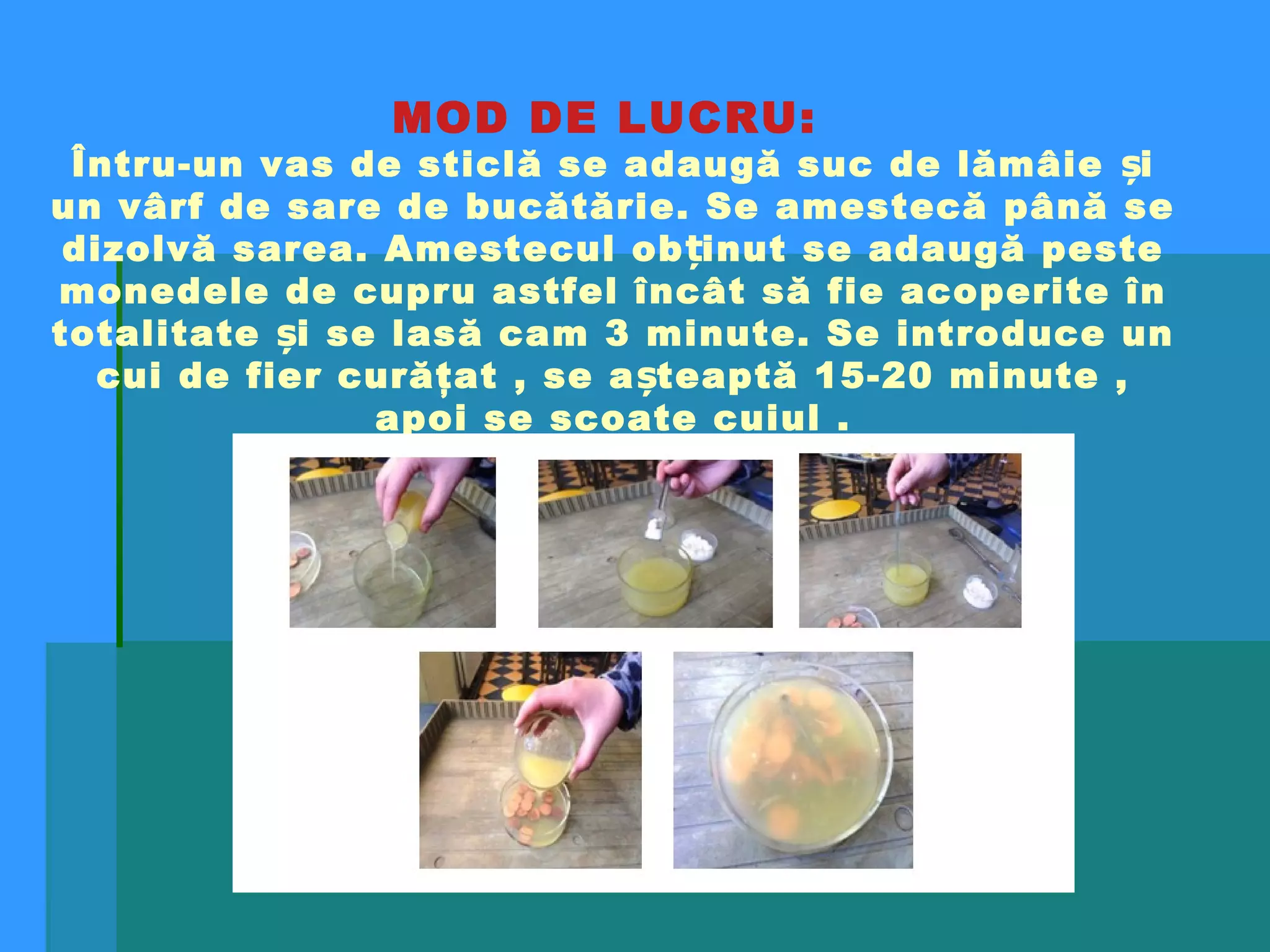 Chimia experimentala | PPT