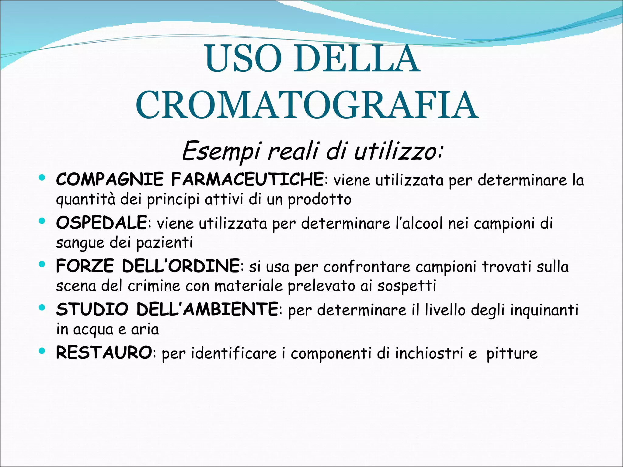 Chimica, 2012, la cromatografia, chiara v., 4 liceo sc.soc | Chemistry ...
