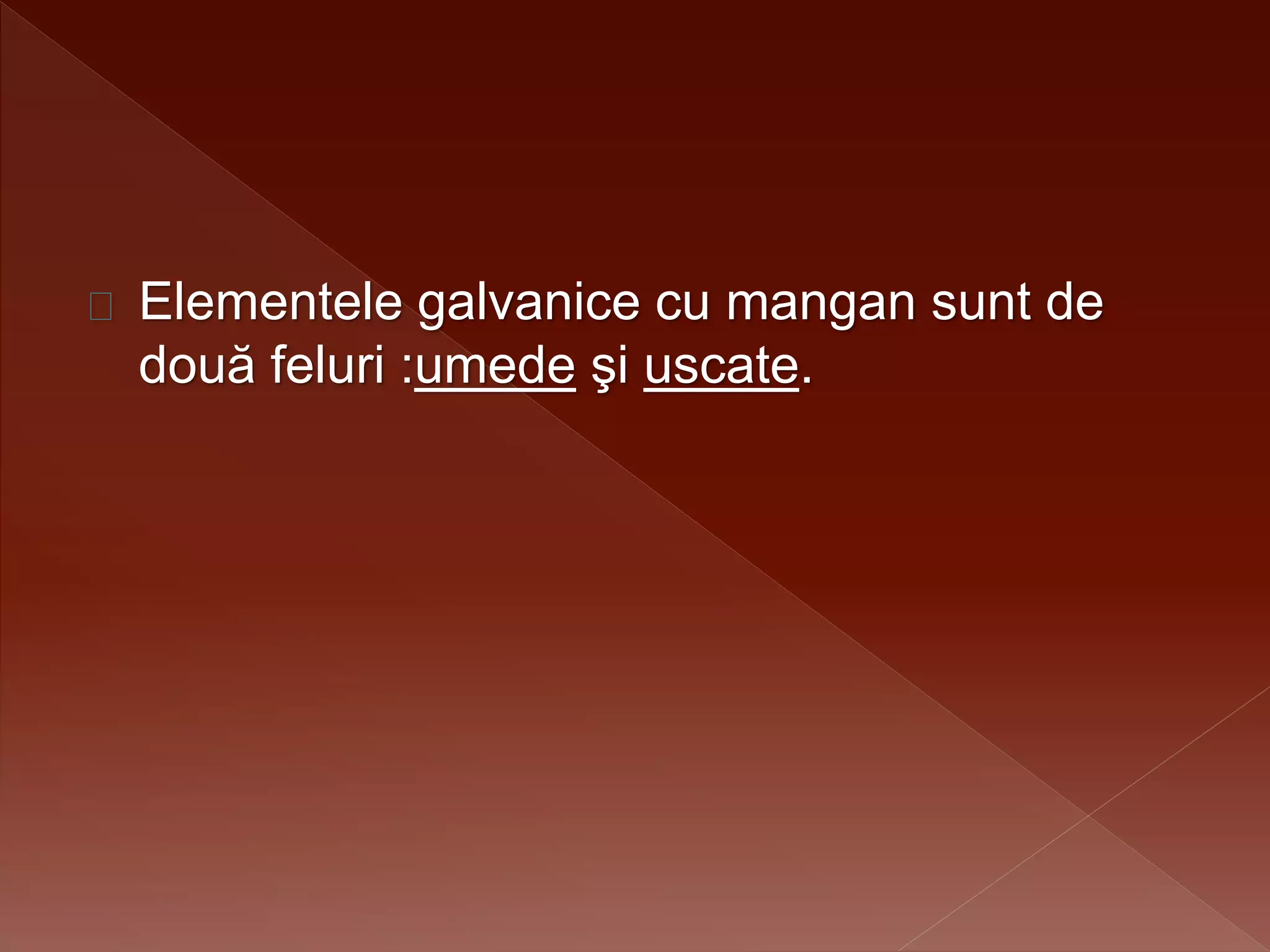Proiect chimie elemente galvanice | PPTX